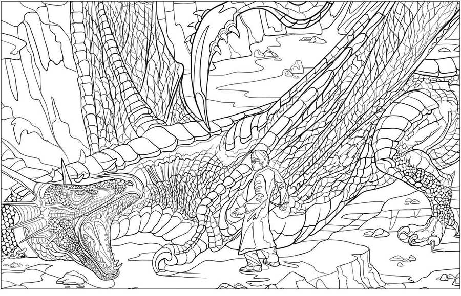 harry potter coloring pages