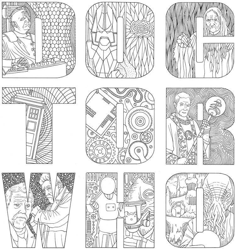 dr who coloring pages tardis dr