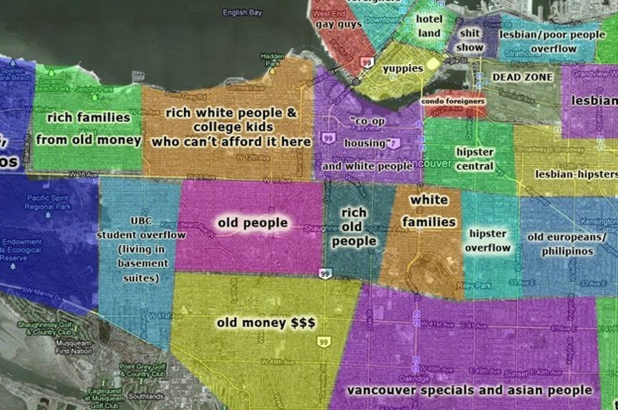 15 Cool And Unusual Maps That Will Change How You Think About Vancouver