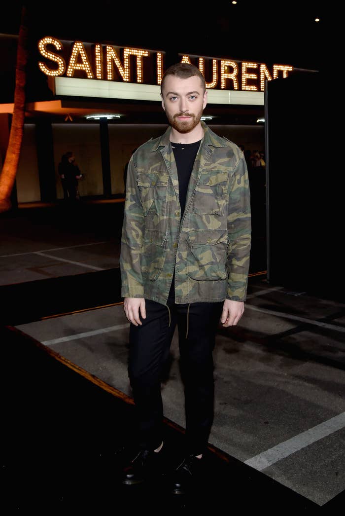 Sam Smith At SAINT LAURENT At The Hollywood Palladium