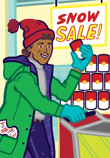 An Illustrated Guide To The Best Adult Snow Day Ever