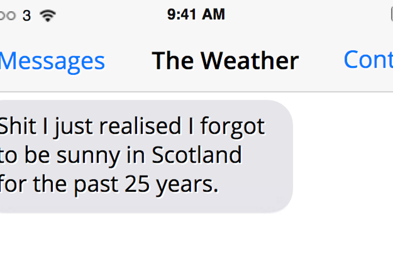 16 Rude Texts British Weather Would Send You