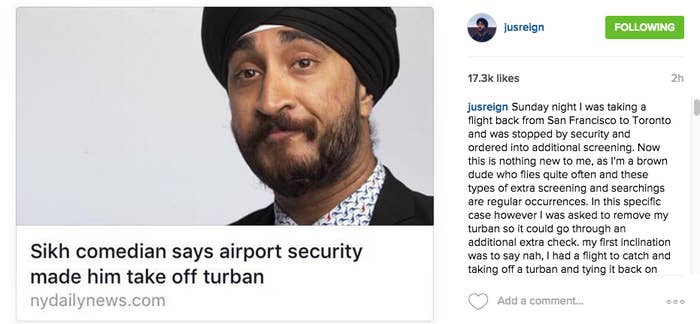 Jus Reign Instagrammed A Powerful Message About Being Stopped At The ...