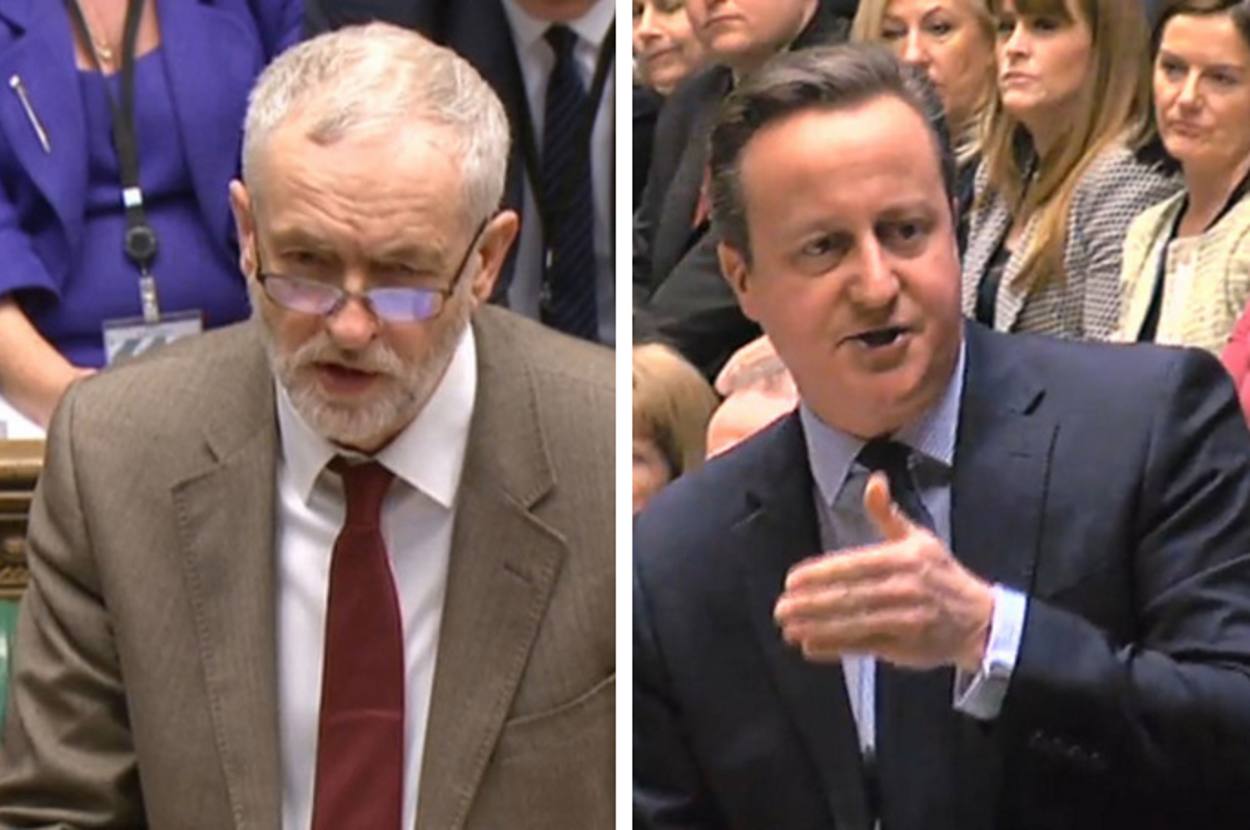 Cameron And Corbyn Just Had A Bizarre Row About Their Mums At PMQs