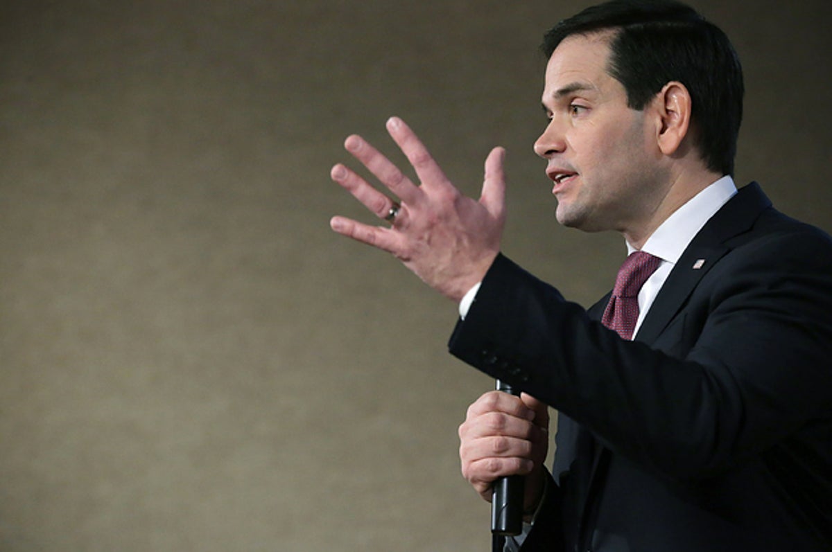 The Anxiety Of Being Marco Rubio