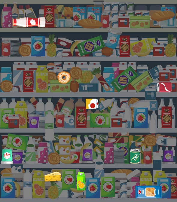 How Quickly Can You Find The 9 Items On Your Shopping List?