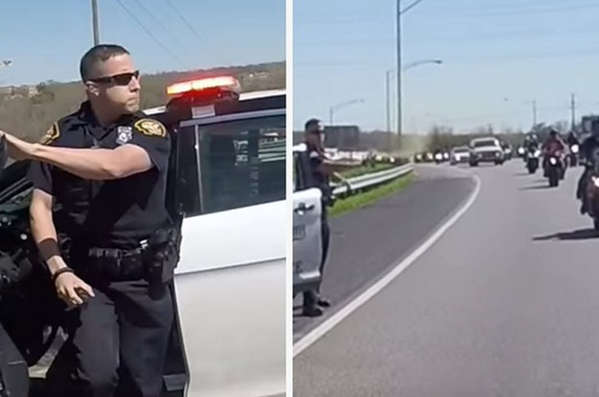 Video Shows Texas Police Officer Pepper Spraying Passing Motorcyclists