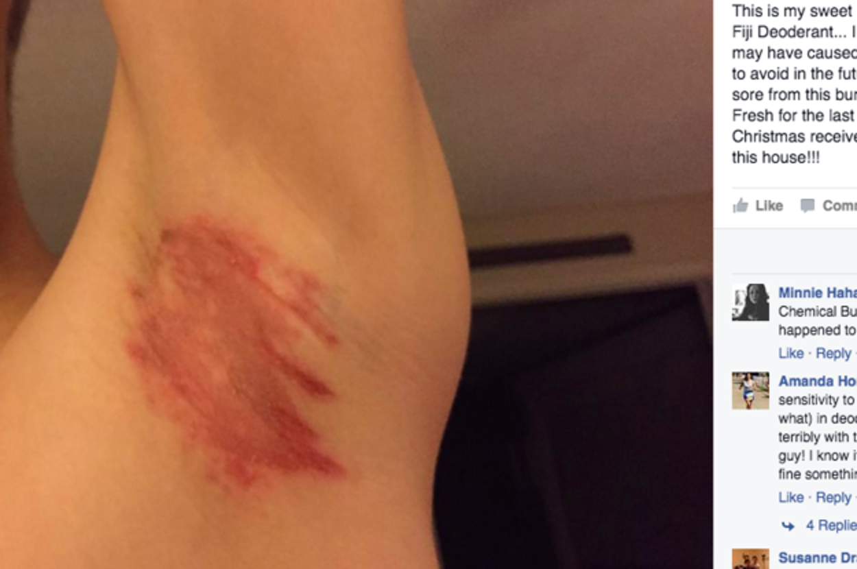 old spice deodorant problems