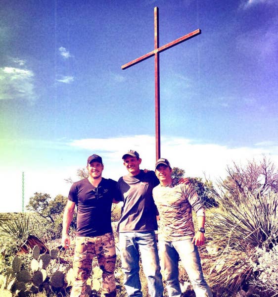 Chris Pratt Installed A Life-Size Cross On Easter