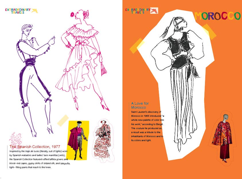 saint laurent coloring book