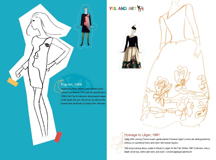saint laurent coloring book