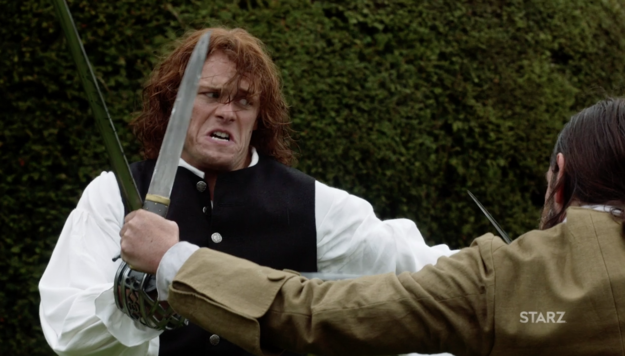 Jamie's Sword-Fighting Again In "Outlander" And He Looks Damn Good