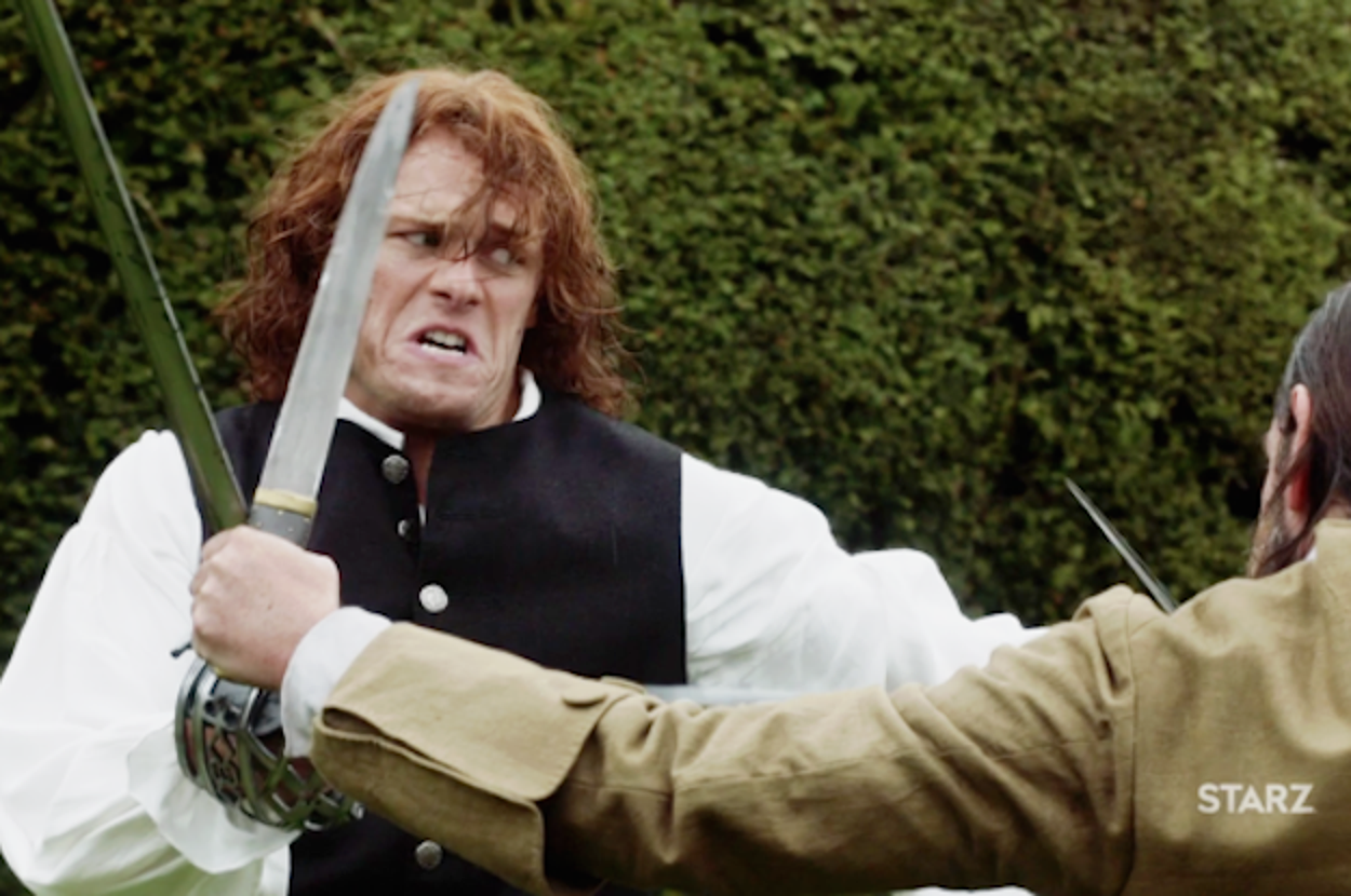 Jamie's Sword-Fighting Again In "Outlander" And He Looks Damn Good