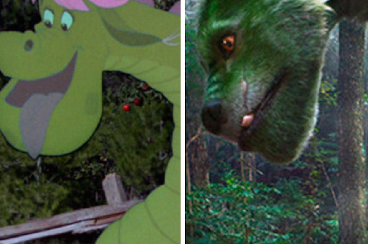 The New Dragon From "Pete's Dragon" Is Real Furry