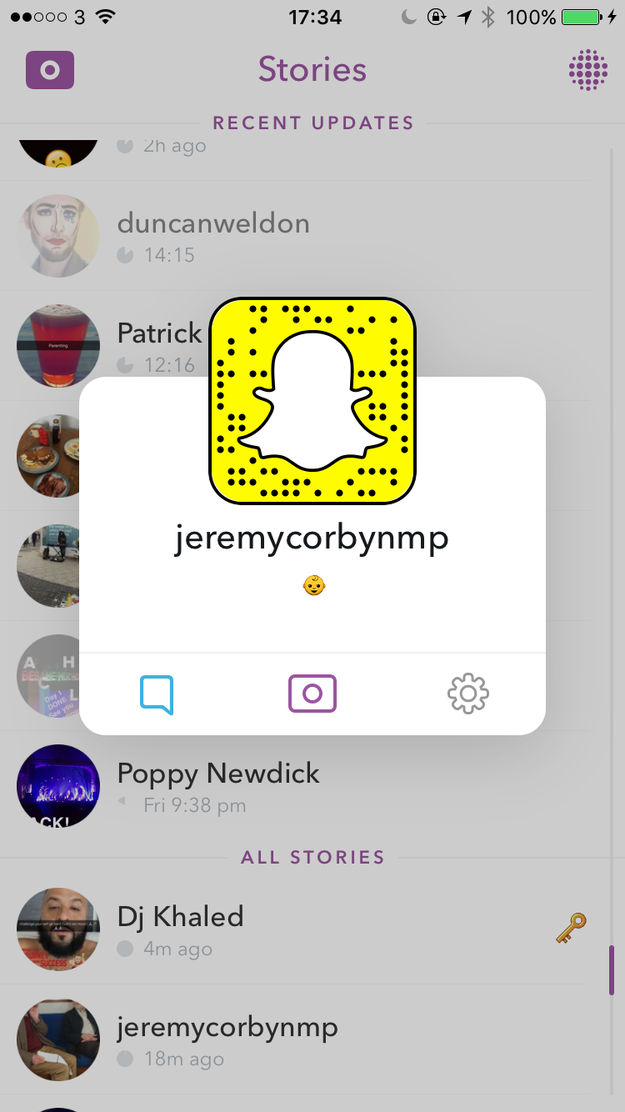 Jeremy Corbyn Is Now On Snapchat - BuzzFeed News