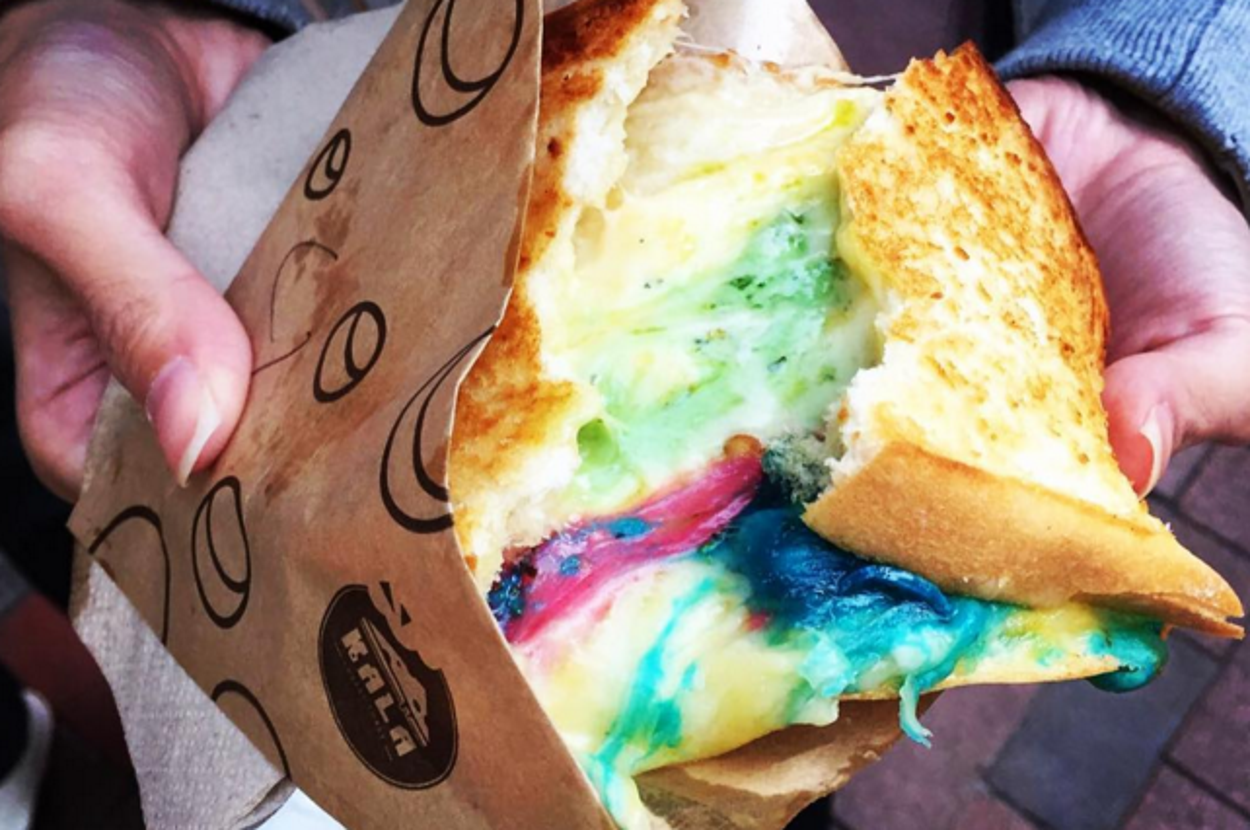 This Rainbow Cheese Toastie Is Here To Change The Way You See The World