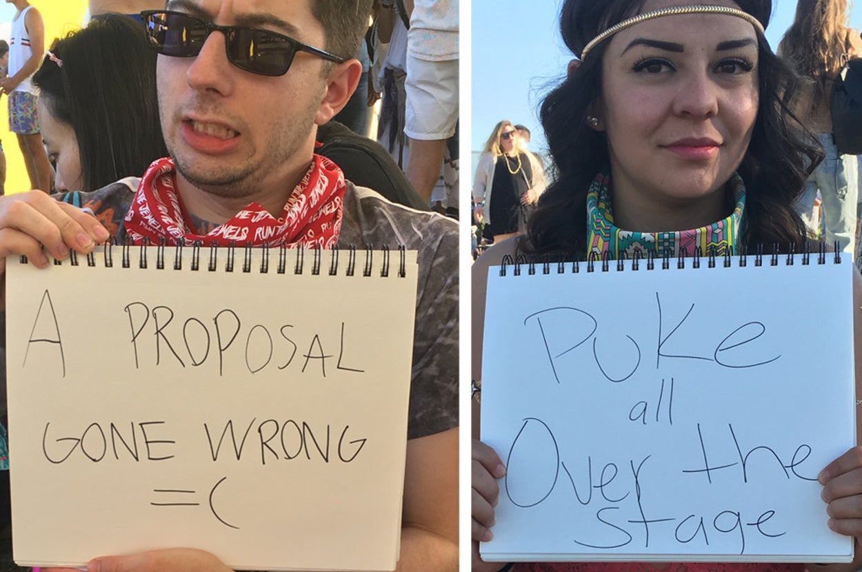 18 People Told Us The Most Horrific Things They Saw At Coachella