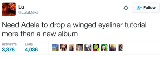 adele eyeliner tutorial