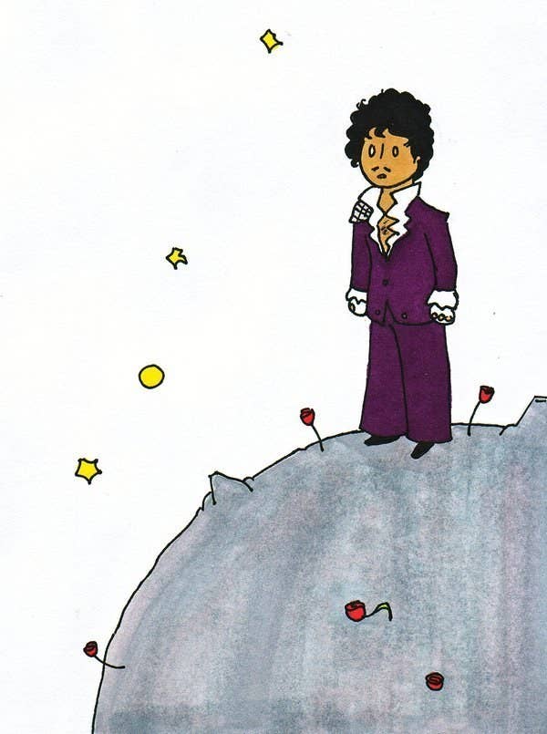 Artist Who Drew Prince As "The Little Prince" Says The Pop Icon Was A Hero