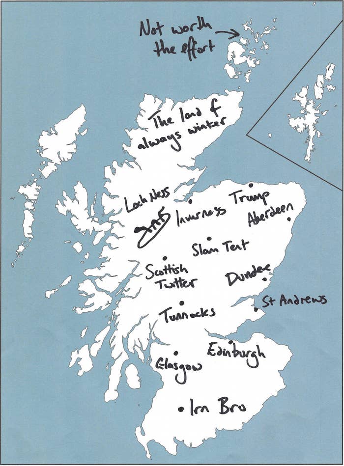 We Asked 12 Non-Scots To Label A Map Of Scotland And It Was Terrible