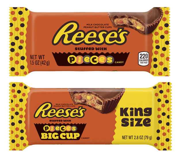 Reese's Pieces-Stuffed Reese's Cups Are Officially A Thing
