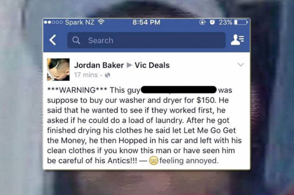 This Fake Washing Machine Facebook Con Has Gone Viral Again