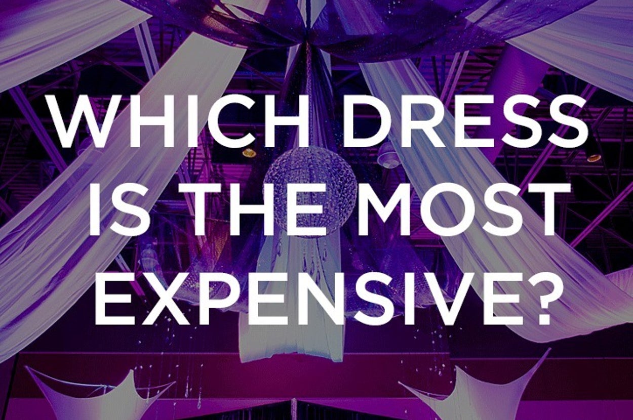 Can You Pick The Most Expensive Prom Dress?