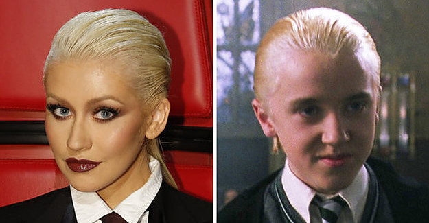 Is Christina Aguilera Actually Draco Malfoy IRL