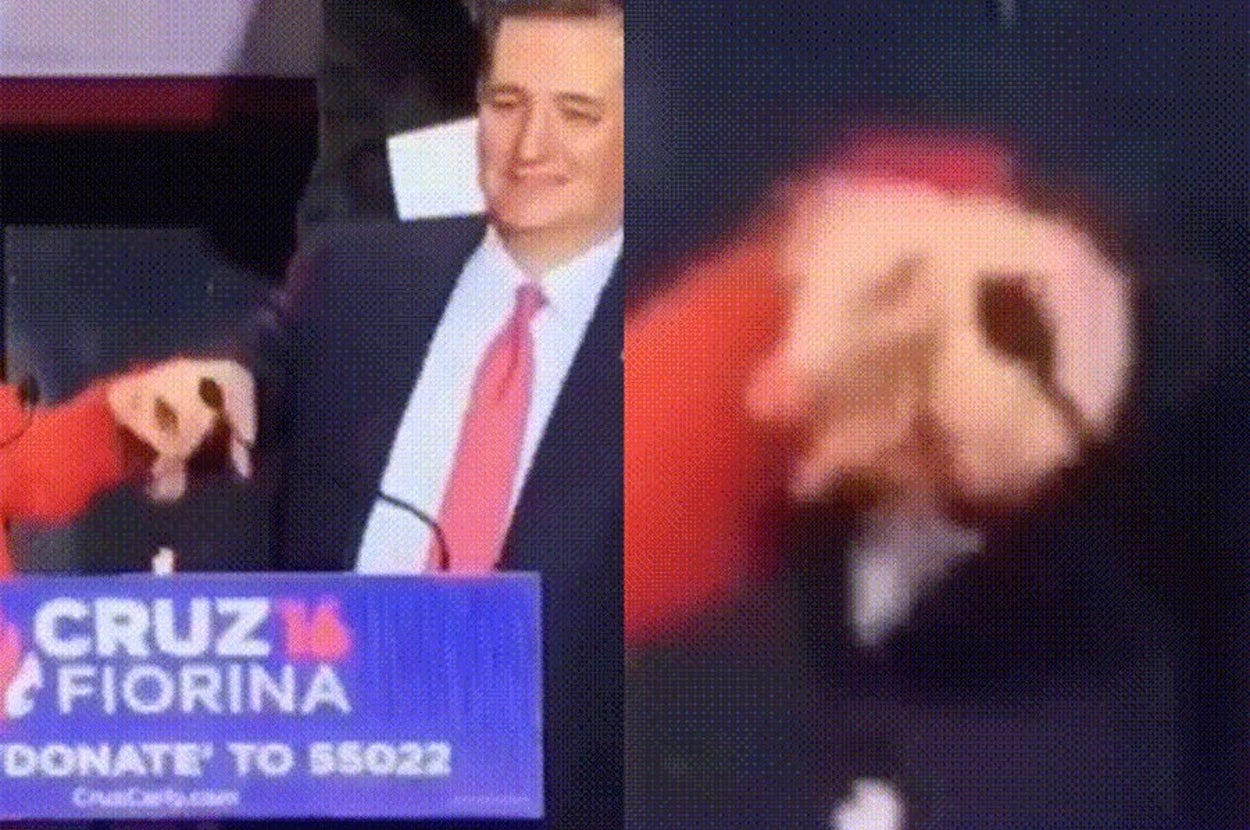 You Need To See This Awkward Video Of Ted Cruz Holding Hands With Carly ...