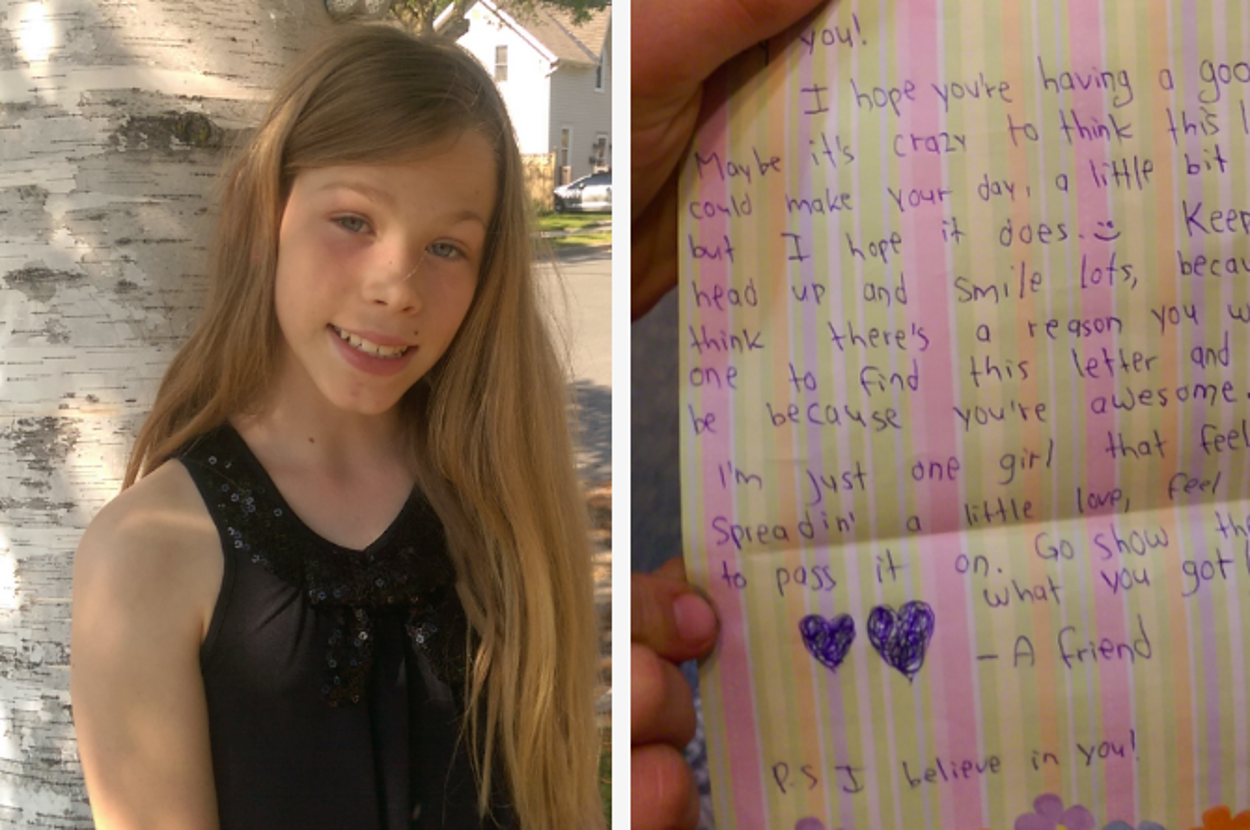 This Girl’s Day Was Made When She Found An Inspiring Note Hidden In A ...