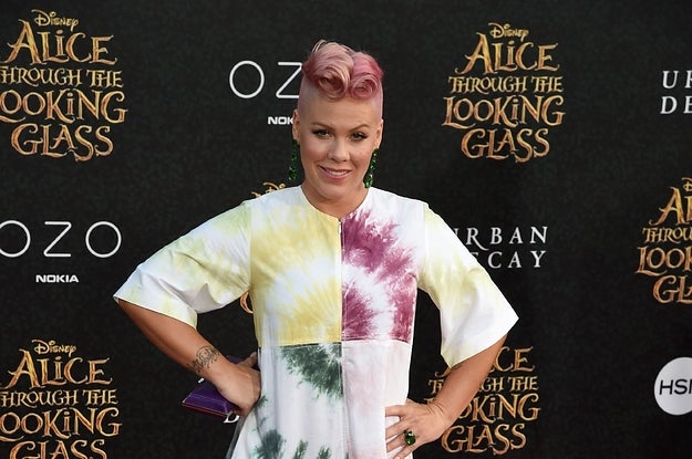 Pink At The Premiere Of Alice Through The Looking Glass