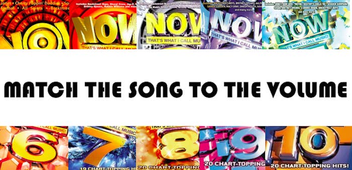 How Well Do You Remember The First 10 'Now' CDs?