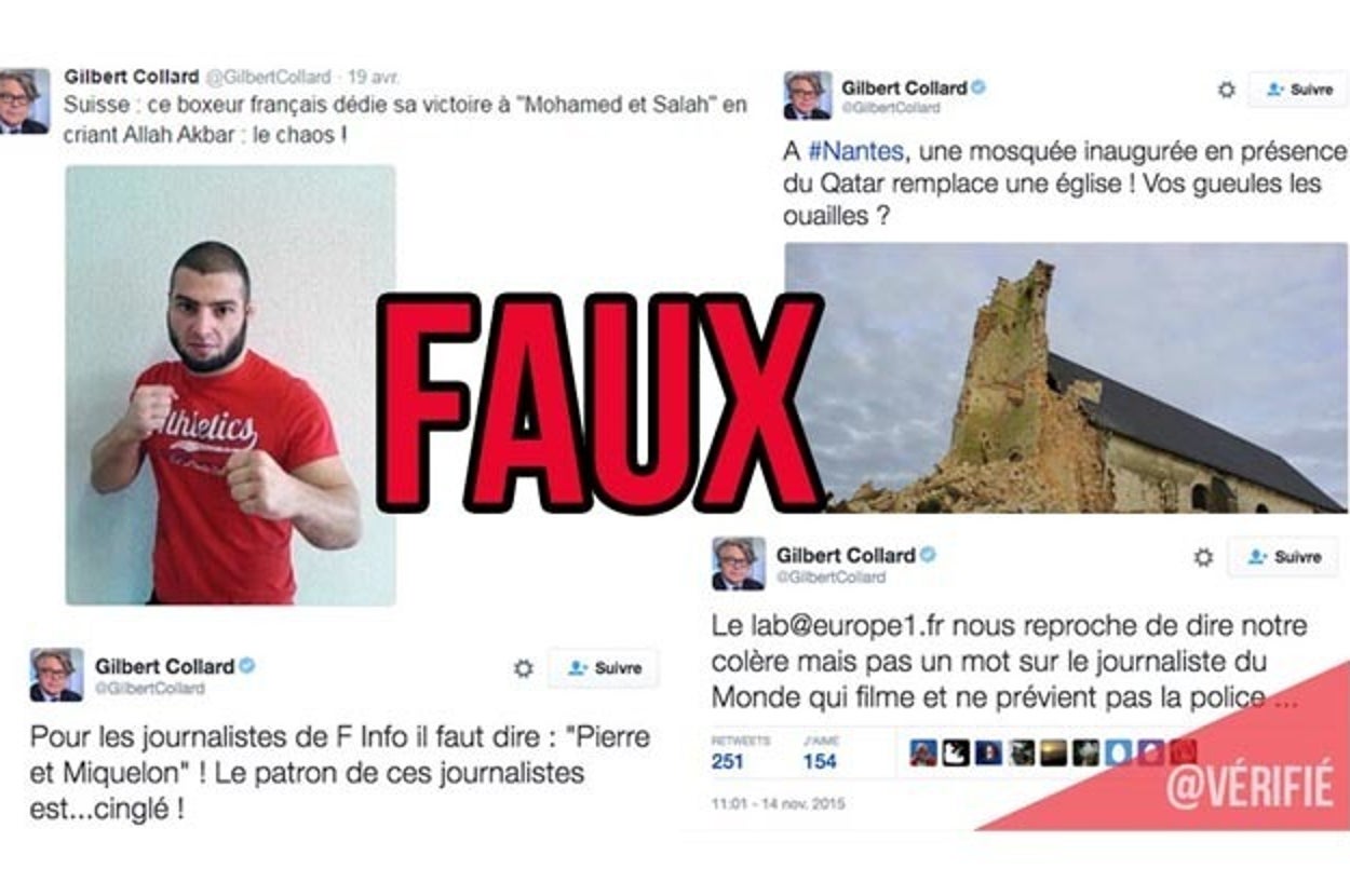 11 fois où Gilbert Collard a relayé des intox sur Twitter