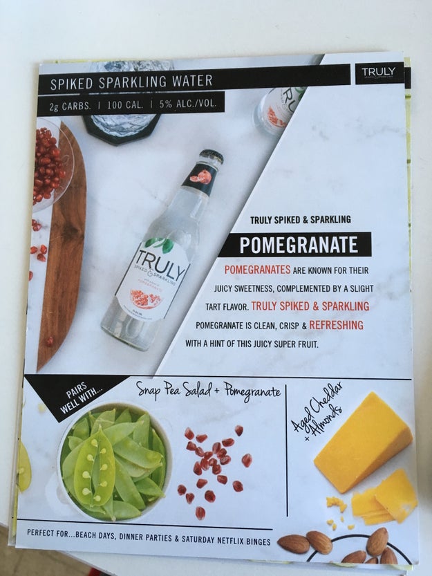 Alcoholic Sparkling Water Exists And We Tried It