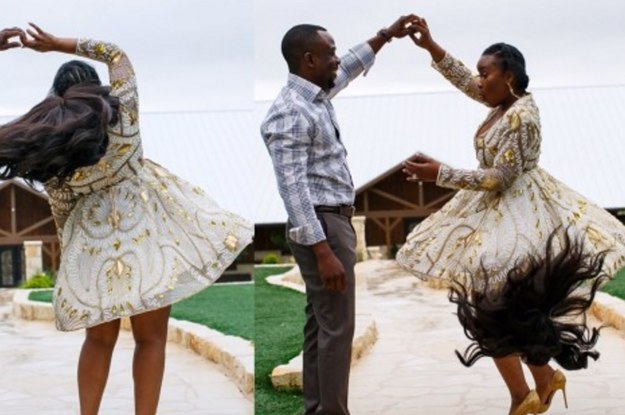 This Woman's Pre-Wedding Photo Of Her Wig Falling Off Is Literally ...