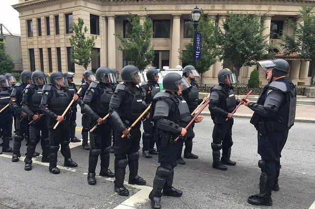 Protesters Shut Down Streets Outside Trump Rally In Atlanta, 3 Arrested