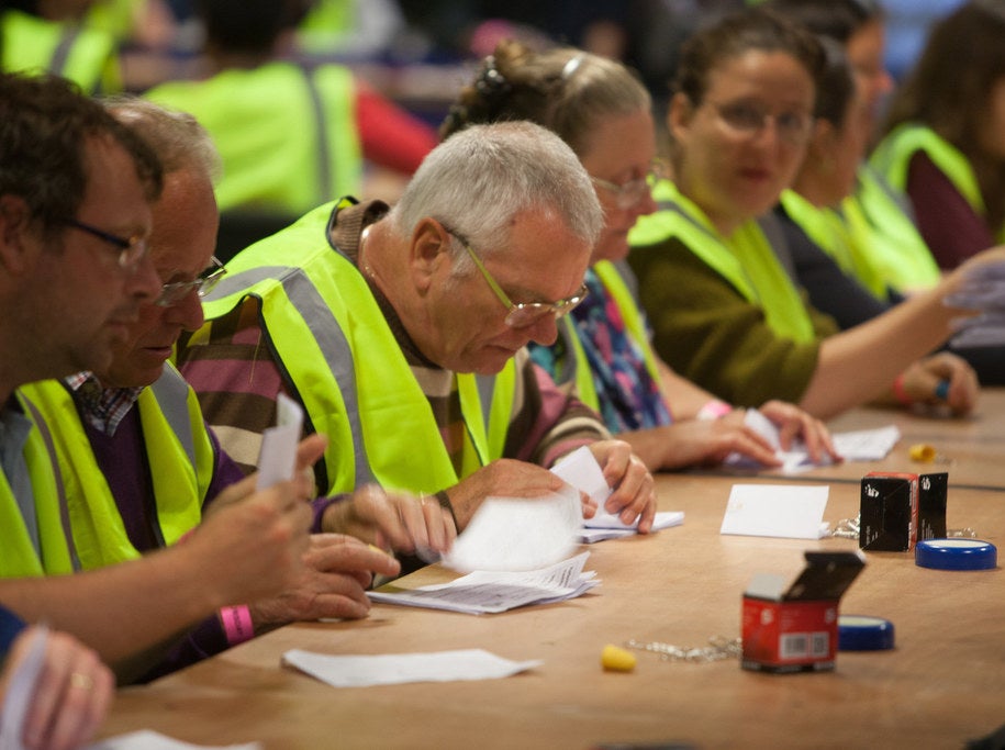Historic Night Of EU Referendum Results, In Pictures Historic Night Of EU Referendum Results, In Pictures