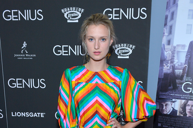 Lilly Englert at the "Genius" New York premiere