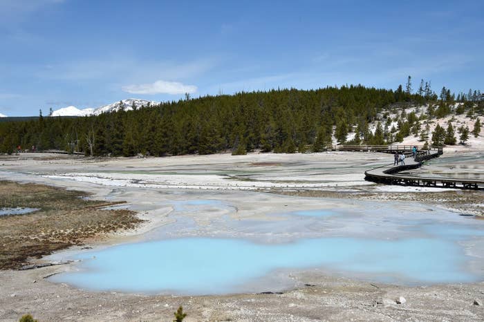 Yellowstone Rangers End Search For Body Of Man Who Fell Into Hot Spring