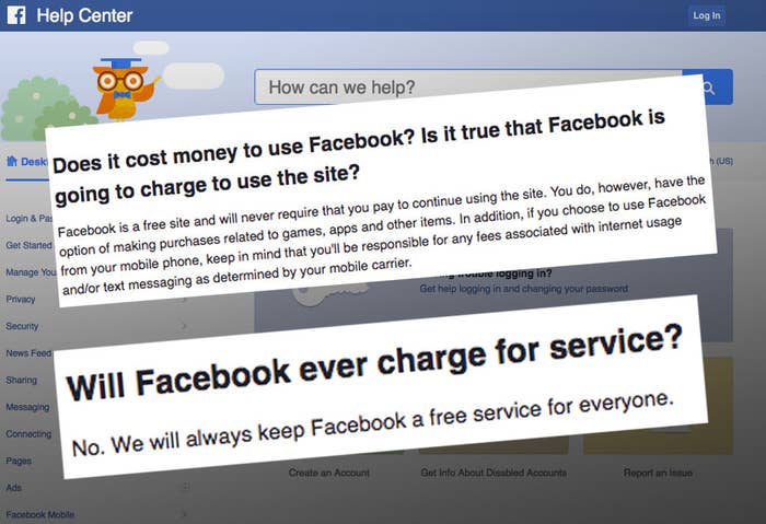 People Keep Sharing This Hoax About Facebook Charging Users