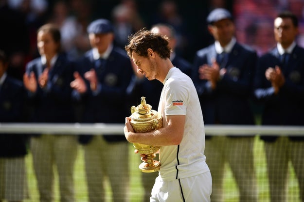 Literally Just 17 Pictures Of Andy Murray Celebrating Winning Wimbledon