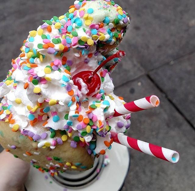 This Birthday Cake Milkshake Is Roughly The Size Of A Human Baby