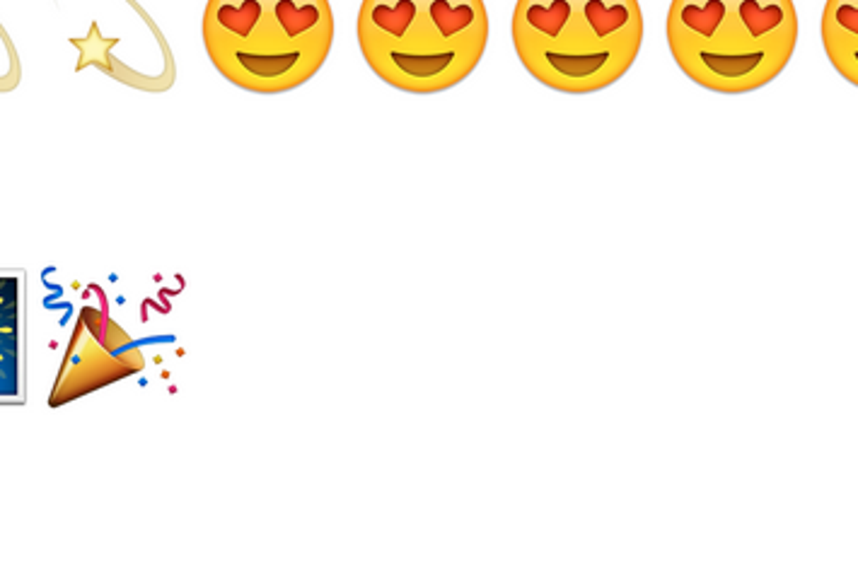 Hillary Makes History, In Emoji