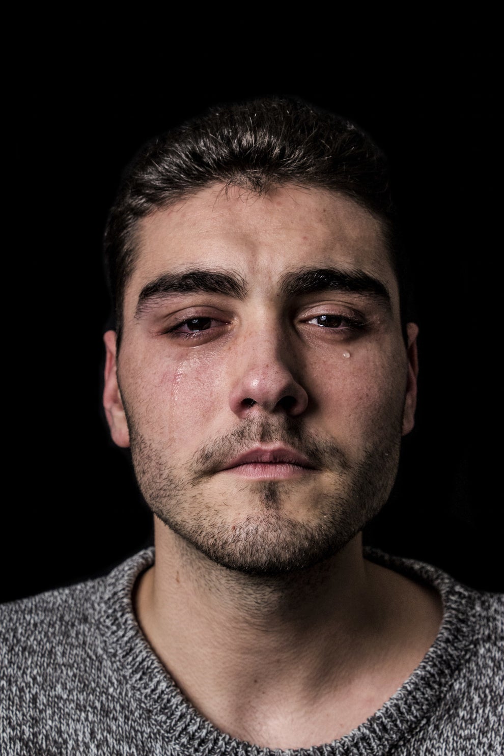 18 Photos Of Men Crying That Challenge Gender Norms