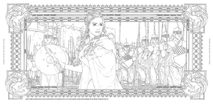 game of thrones coloring pages khaleesi
