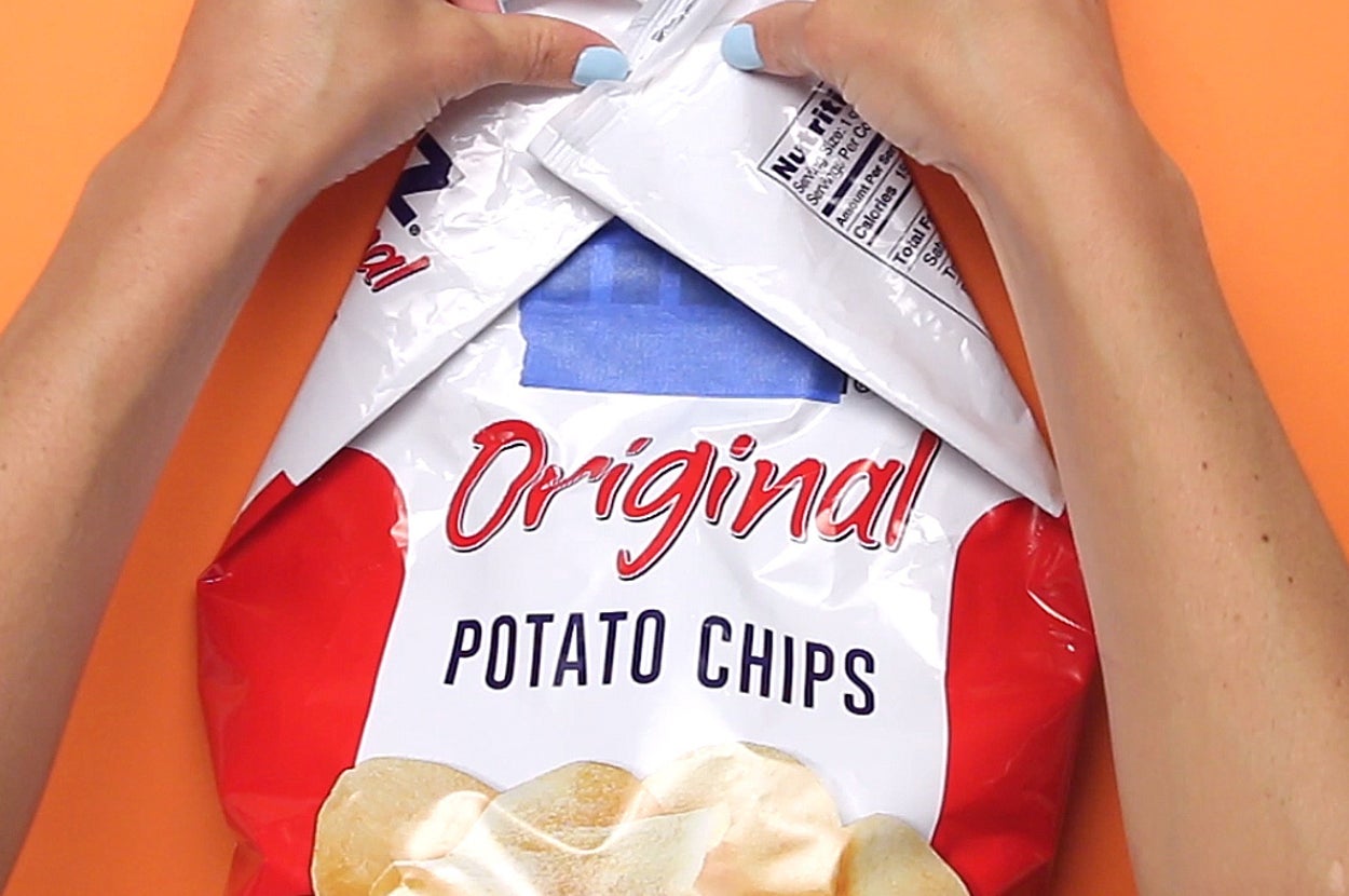 chip bag folding hack