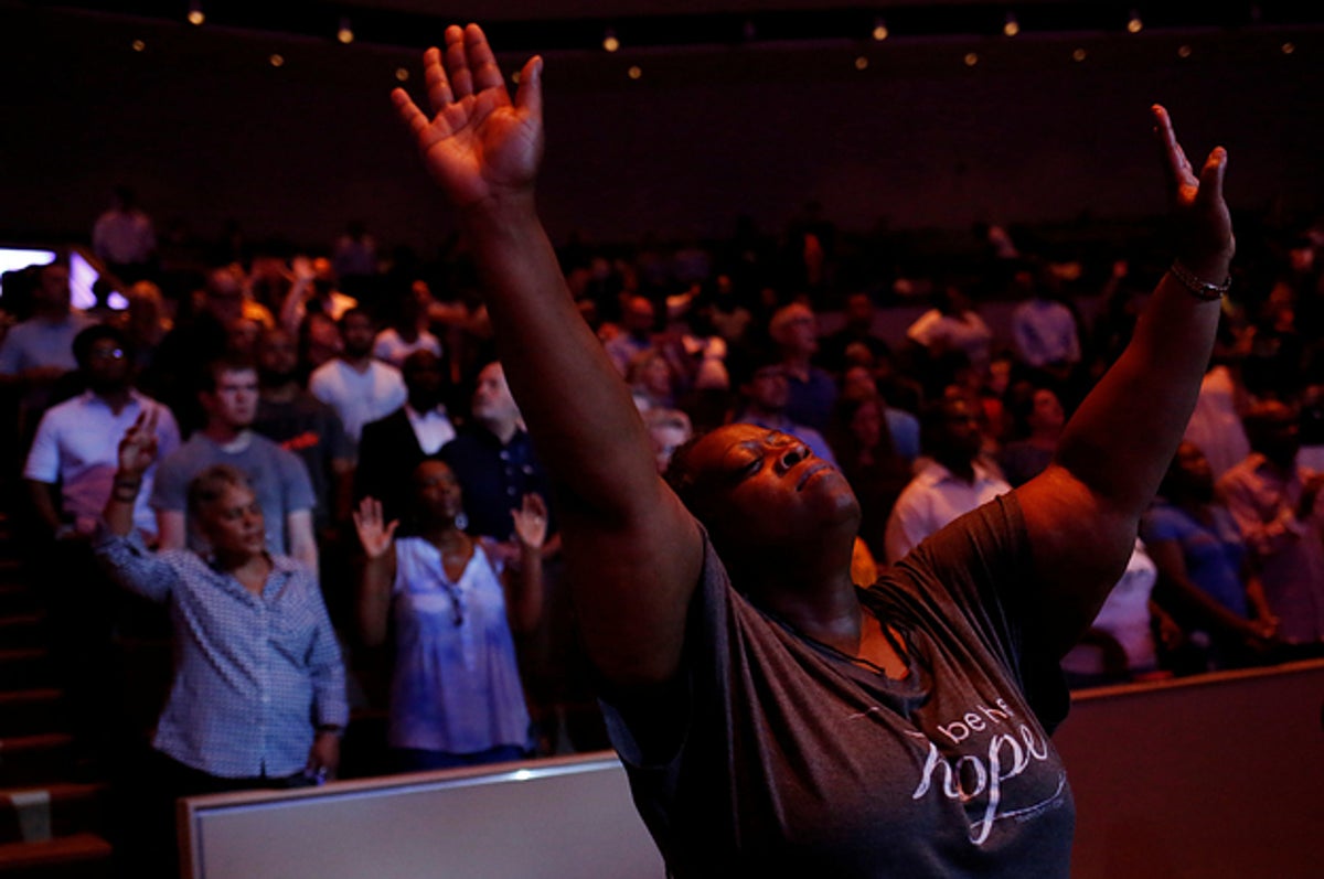 Dallas Officials Push Faith After Ambush, And Find A Willing Audience