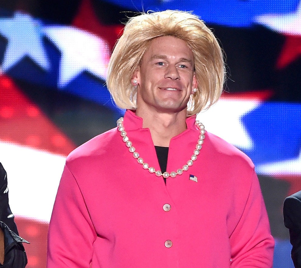 John Cena Dressed Up As Hillary Clinton At The Teen Choice Awards And