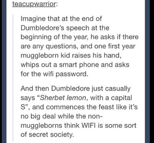 dumbledore's first speech