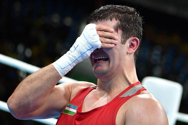 21 Incredibly Moving Photos Of Male Athletes Crying At The Olympics